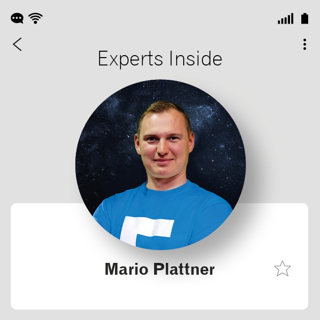Mario Plattner - EXPERTS INSIDE